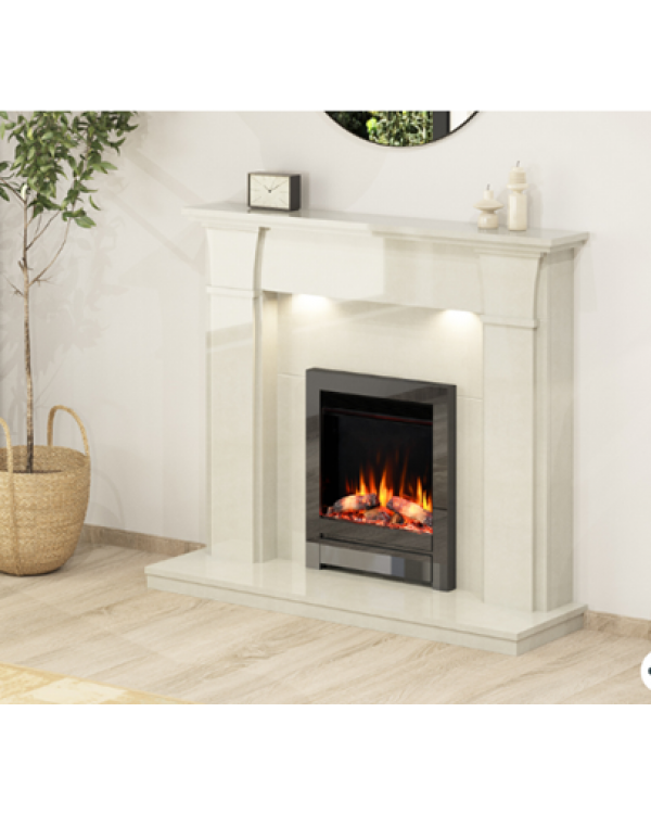 Elgin & Hall Diamond Ivy, Marble Fireplace